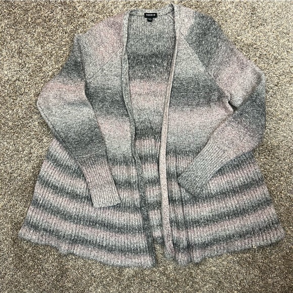 torrid | Sweaters | Torrid Sweater Womens Extra Extra Large Ombr Peplum ...